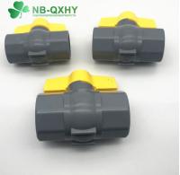 China Solid Handle PVC Octangle Ball Valve for Low Temperature Agricultural Irrigation for sale