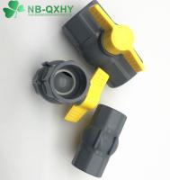 China Solid Handle PVC Octangle Ball Valve for Low Temperature Agricultural Irrigation for sale