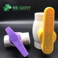 China Thread Connection Form Plastic Compact Ball Valve for Industry Irrigation Swimming Pool for sale