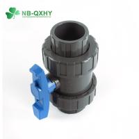 China Grey and Black PVC Double Union Ball Valve 2