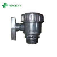 China Light Gray PVC CPVC Plastic Single Union Ball Valve for Irrigation Agriculture at Best for sale