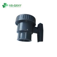 China Light Gray PVC CPVC Plastic Single Union Ball Valve for Irrigation Agriculture at Best for sale
