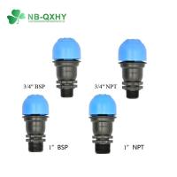 China Farm Irrigation Blue Air Vacuum Release Valve with Kinetic Air Release Design for sale