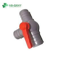 China Straight Through Type PVC Ball Valve for Farm Agricultural Irrigation ASTM Standard for sale