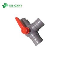 China Straight Through Type PVC Ball Valve for Farm Agricultural Irrigation ASTM Standard for sale