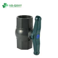 China Pn16 3 Inch Gray Body PVC Octagonal Ball Valve with Green Handle Customized Request for sale