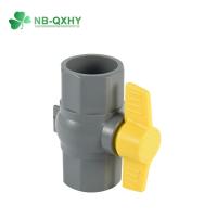 China Glue Connection Form QX PVC Octagonal Ball Valve for Irrigation at Normal Pressure for sale
