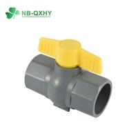China Glue Connection Form QX PVC Octagonal Ball Valve for Irrigation at Normal Pressure for sale