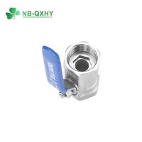China NPT Standard Two Piece Industrial Stainless Steel Ball Valve for Plastic Products for sale