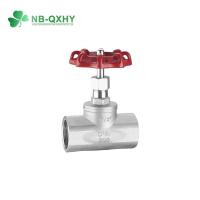 China One Piece Ss Ball Valve High Temperature Resistant with Ss or PVC Handle in All Sizes for sale