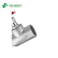 China One Piece Ss Ball Valve High Temperature Resistant with Ss or PVC Handle in All Sizes for sale