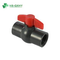 China Octangle Ball Valve for Water Treatment 100% PVC Material Shutoff Function Included for sale