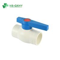 China Fixed Ball Valve Indian Style Yellow Plastic ABS Handle Piping System Customization for sale