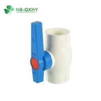 China Fixed Ball Valve Indian Style Yellow Plastic ABS Handle Piping System Customization for sale