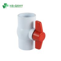 China Nominal Pressure Pn16 Socket or Threaded Connection Form Ball Valve with Butterfly Handle for sale
