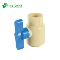 China Nominal Pressure Pn16 Socket or Threaded Connection Form Ball Valve with Butterfly Handle for sale