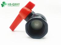 China 100% Material High Thickness ANSI Inch Black UPVC Octagonal Ball Valve for Water Supply for sale