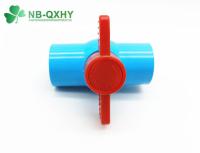 China Manual Driving Mode UPVC Compact Ball Valve with Fixed Structure and Socket or Threaded for sale