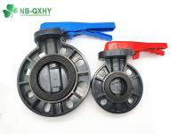 China Plastic PVC/UPVC Butterfly Valve Normal Valve Stem 100% Material for Water Supply for sale