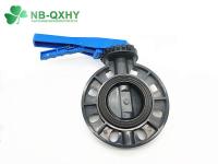 China Plastic PVC/UPVC Butterfly Valve Normal Valve Stem 100% Material for Water Supply for sale