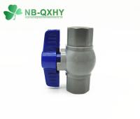 China Customization Options Blue Handle PVC Plastic Octagonal Ball Valve for 3/4