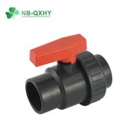 China Thread Connection PVC Plastic Single Union Ball Valve for Water Supply in Irrigation for sale