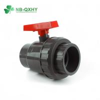 China Plastic Material PVC Male Union Ball Valve Hassle-Free for Irrigation Water Supply for sale