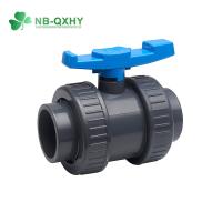 China Plastic Material PVC Male Union Ball Valve Hassle-Free for Irrigation Water Supply for sale