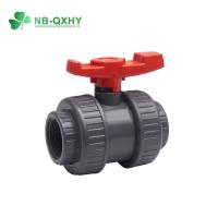 China PVC Single Union Ball Valve for Irrigation Water Supply EPDM Rubber PVC Ball PVC Handle for sale