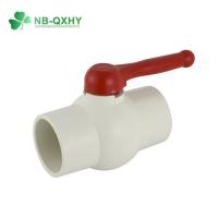 China Material Plastic /PVC/CPVC Ball Valve with Pn16 Nominal Pressure and ASTM Standard for sale