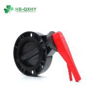 China Economic Industrial DIN ANSI JIS Standard PVC Butterfly Valve for Manual Driving Mode for sale