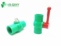 China Household Usage PVC/UPVC Ball Valve with and Durable Material Connection Form Glue for sale