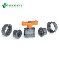 China Pn10 Nominal Pressure Plastic Irrigation Ball Valve and SGS Certified for Water Supply for sale