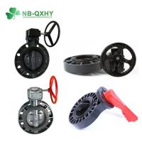China Industrial Agricultural Irrigation UPVC One-Piece Butterfly Valve Manual Driving Mode for sale