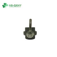China Customization Irrigation PVC Plastic One-Piece Butterfly Valve with Handle Type 3
