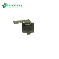 China Customization Irrigation PVC Plastic One-Piece Butterfly Valve with Handle Type 3