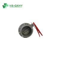 China Grey One Piece PVC Butterfly Valve for Agricultural Irrigation Tested and Approved for sale