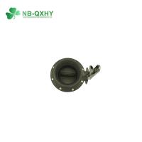 China Grey One Piece PVC Butterfly Valve for Agricultural Irrigation Tested and Approved for sale