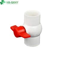 China Water Media 1/2 to 8 Inch PVC UPVC Ball Valve DN15 to DN100 with Free Sample Custom for sale