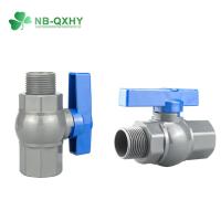 China Plastic Supplies PVC Ball Valve with UV Protection and Male Female Connection in Material for sale