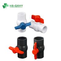 China Low Temperature PVC/CPVC/UPVC Ball Valve ABS Handle BS Standard Male/Female Threaded Octagonal for sale