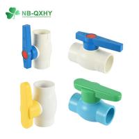 China Low Temperature PVC/CPVC/UPVC Ball Valve ABS Handle BS Standard Male/Female Threaded Octagonal for sale