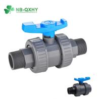 China Pn10 Nominal Pressure EPDM Rubber PVC Ball PVC Handle Plastic True Union Ball Valve for sale
