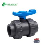 China 2 Inch 4 Inch 6 Inch PVC True Union Ball Valve Double for Shutoff Function QX Standard for sale