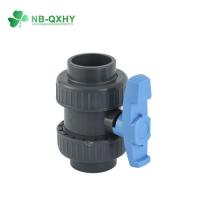 China 2 Inch 4 Inch 6 Inch PVC True Union Ball Valve Double for Shutoff Function QX Standard for sale