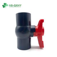 China Black PVC Ball Valve for Professional Plastic Valves UPVC CPVC Water Pipe Irrigation for sale