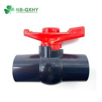 China Black PVC Ball Valve for Professional Plastic Valves UPVC CPVC Water Pipe Irrigation for sale