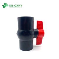 China Black PVC Ball Valve for Professional Plastic Valves UPVC CPVC Water Pipe Irrigation for sale