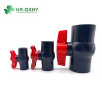 China Black PVC Ball Valve for Professional Plastic Valves UPVC CPVC Water Pipe Irrigation for sale