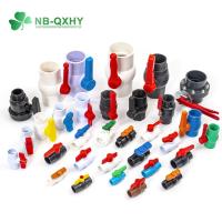 China Black PVC Ball Valve for Professional Plastic Valves UPVC CPVC Water Pipe Irrigation for sale